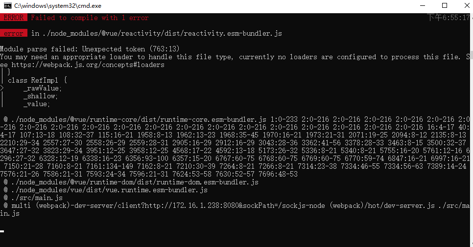 Vue3 X创建项目运行报错 Csdn社区