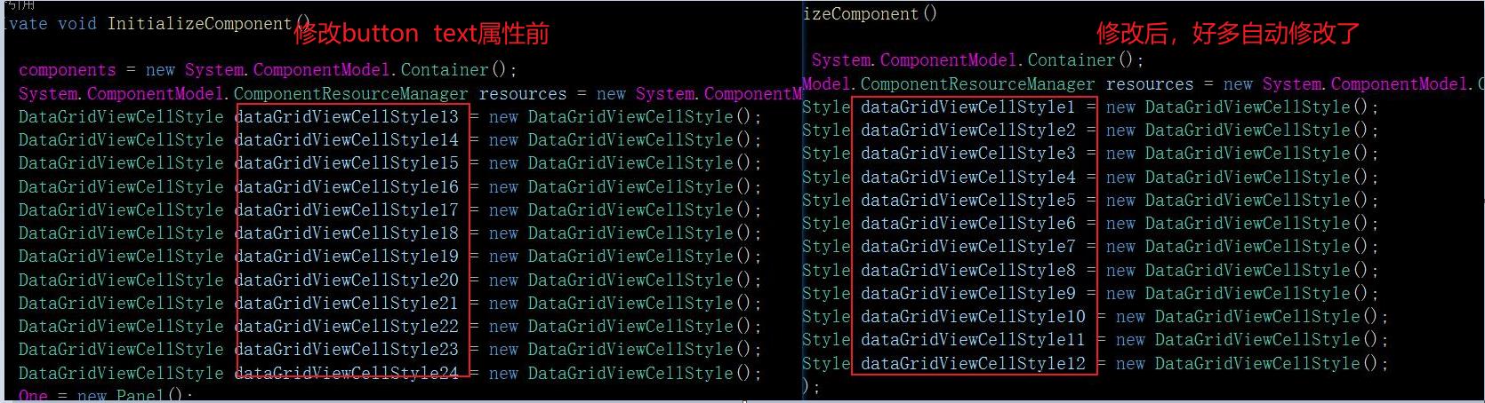 请教一下，修改winform任何属性，导致Designer.cs自动修改，出现紊乱-CSDN社区