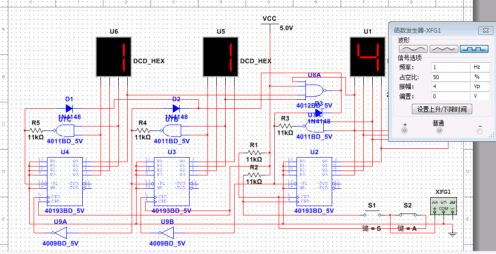 有没有会用CD40193设计可控进制计数器的啊（128和32进制）-CSDN社区