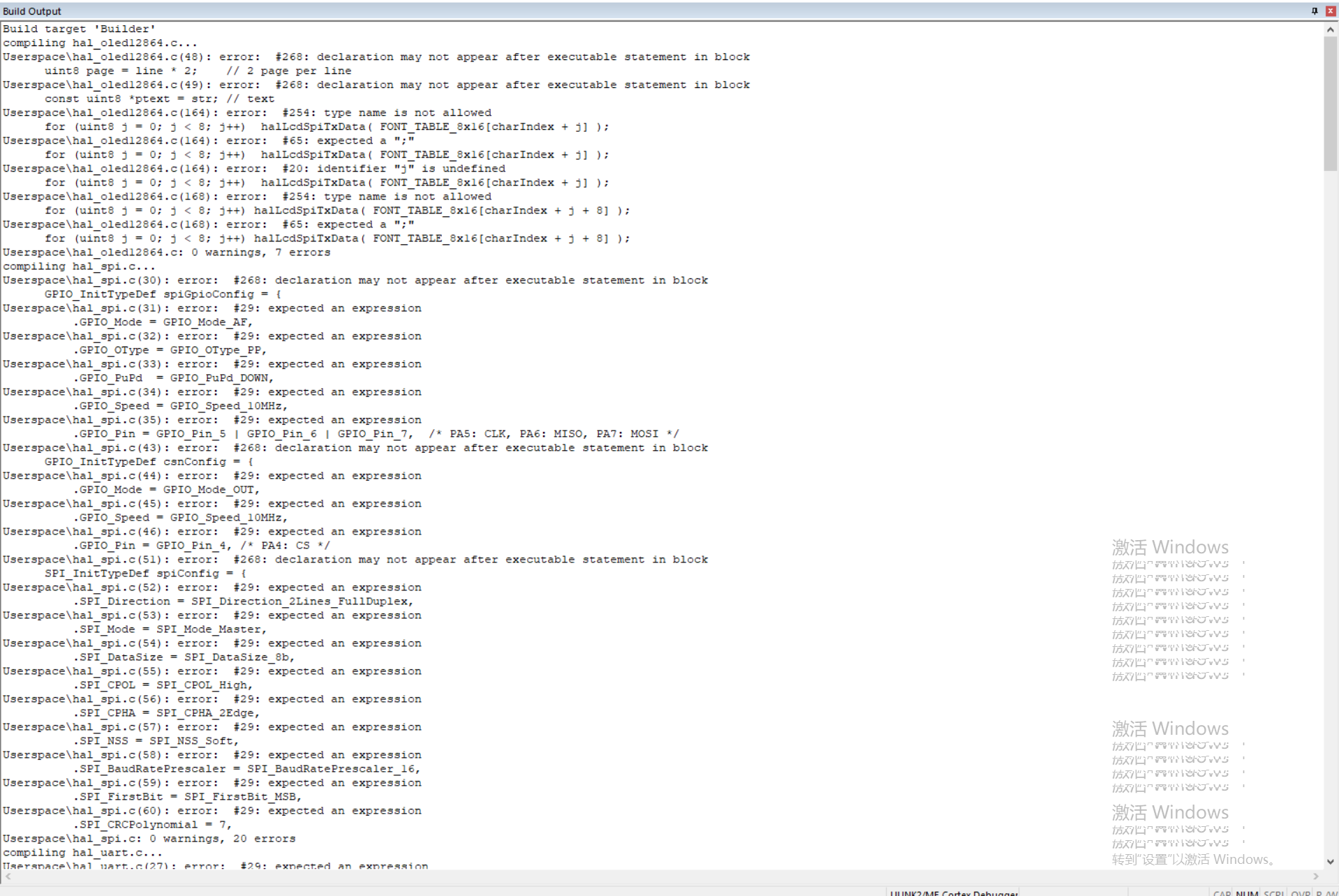 我把stm32+iot温湿度的代码下载下来，全是错误，是为什么呢 -CSDN社区