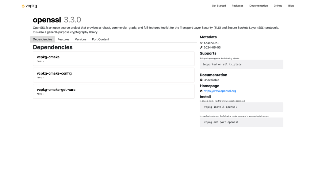 vcpkg的新增功能（2024年5月）：vcpkg.io上每个包的专用页面-CSDN社区