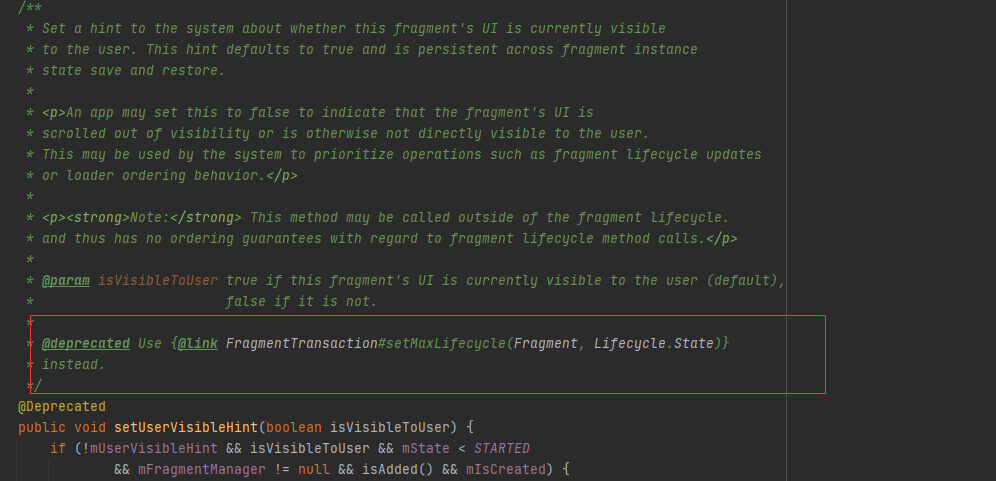 setUserVisibleHint已经不能使用了吗？替代方法是什么？-CSDN社区