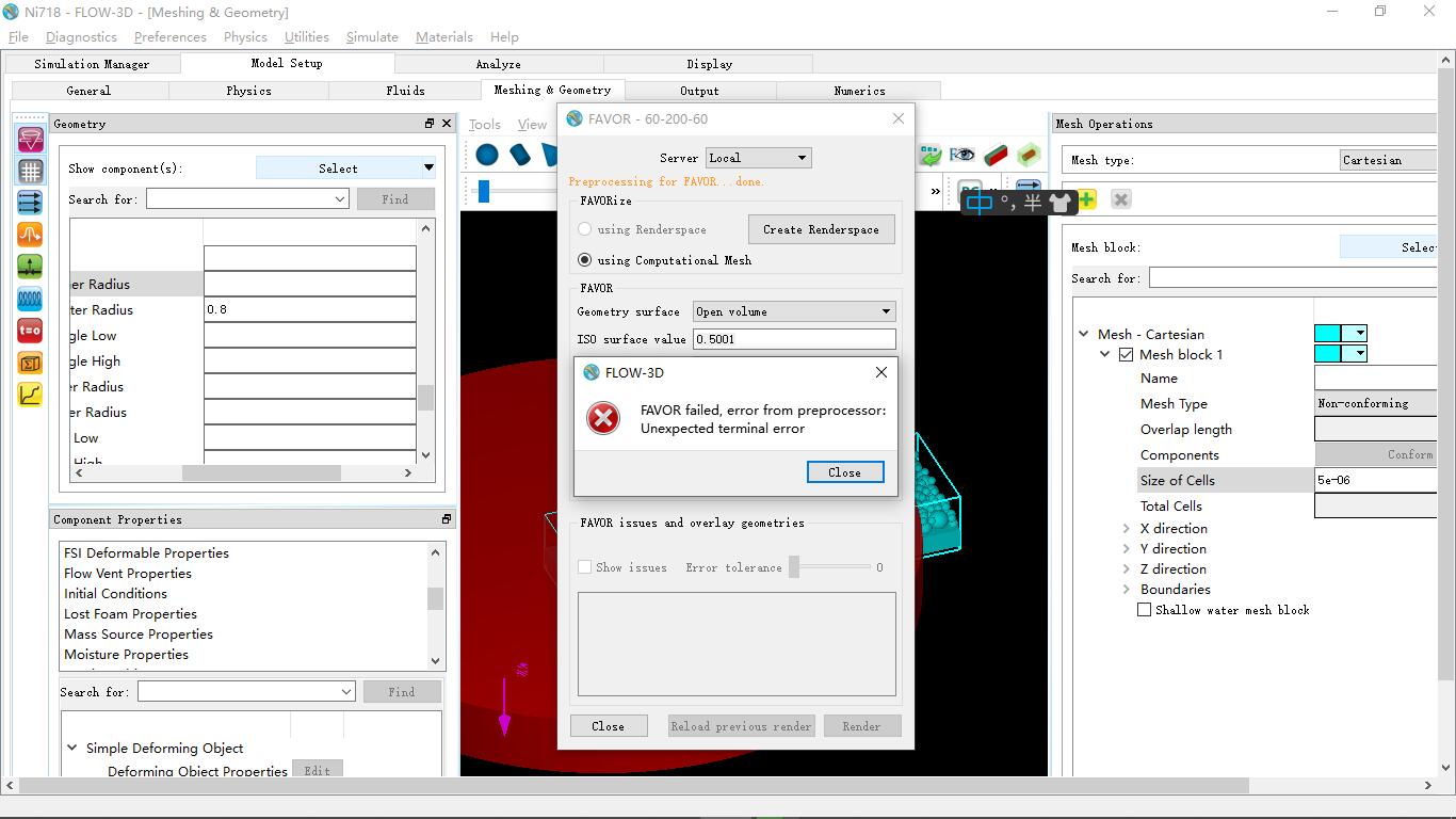 求教Flow-3d渲染过程中出错是怎么回事？-CSDN社区