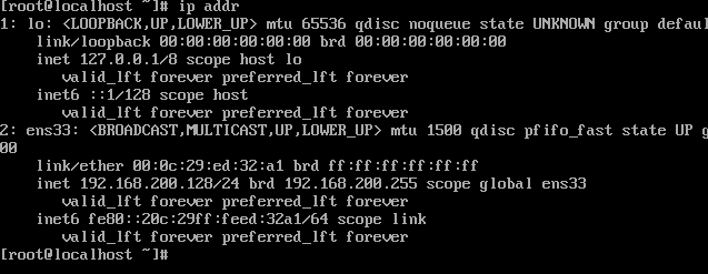 Linux CentOS 7 系统使用ip addr命令不显示IP地址如何解决。 （详细版）-CSDN社区