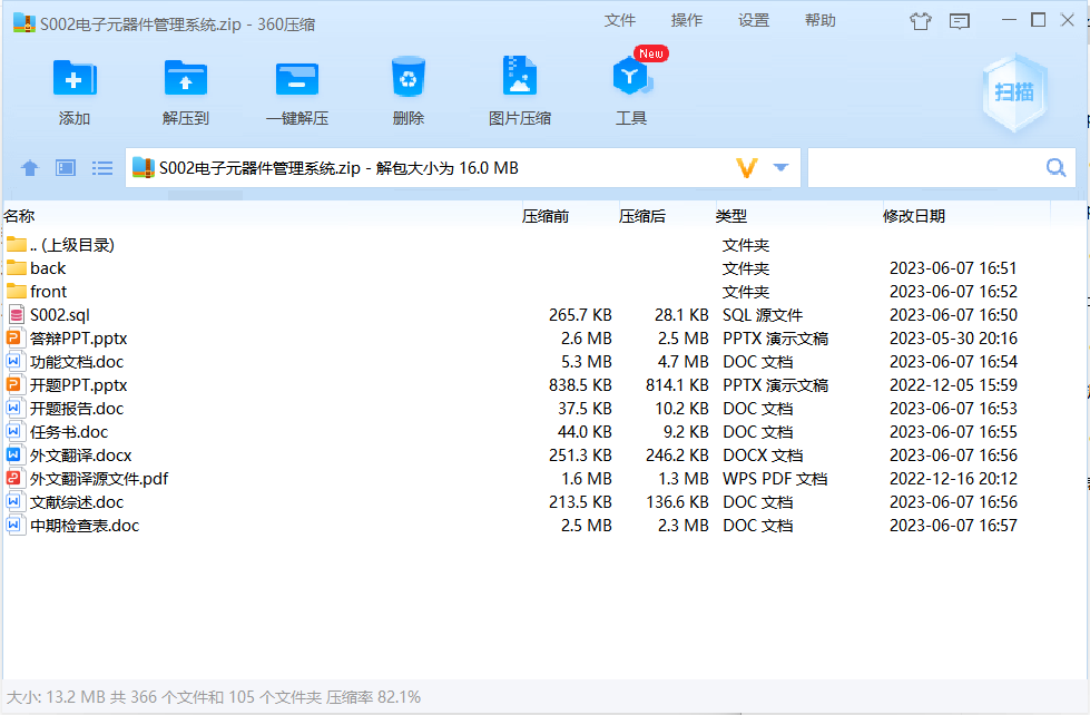 S002电子元器件管理系统(vuespringbootmysql)源码数据库功能文档开题文献外翻中检ppt Csdn社区