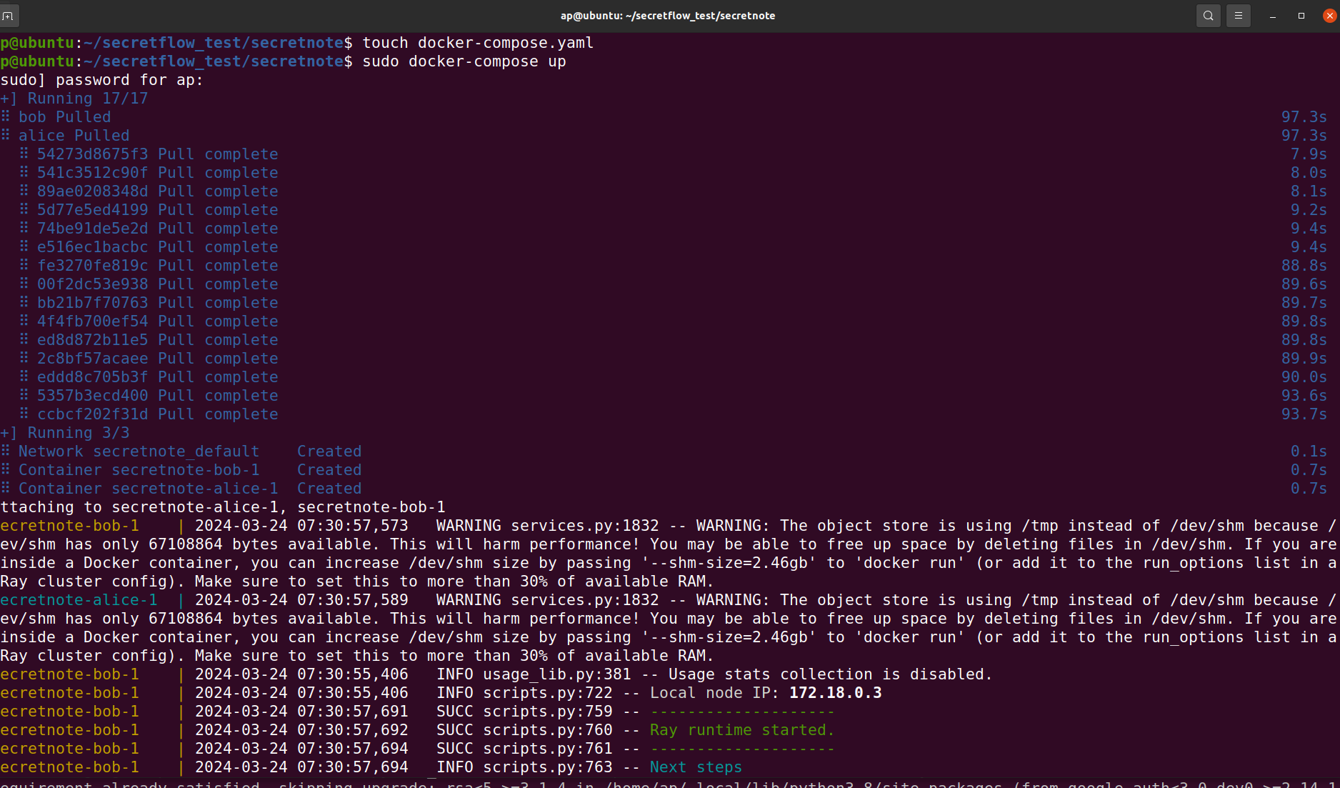 隐语SecretFlow和SecretNote安装部署——第4讲-CSDN社区