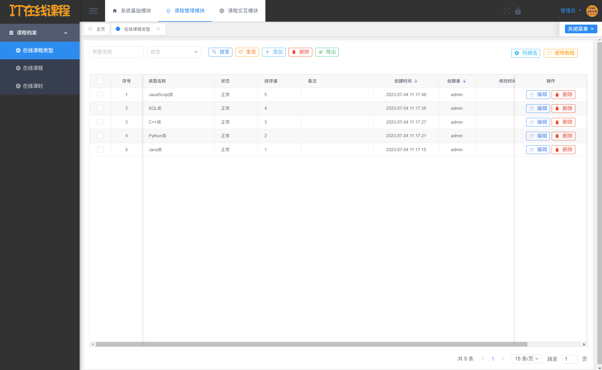 S014在线课程系统【用户网页管理后台】（vuespringbootmysql）源码数据库功能文档开题文献任务书ppt Csdn社区 