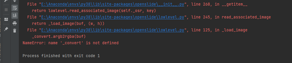 安装openslide出现的错误 Nameerror Name Convert Is Not Defined Csdn社区