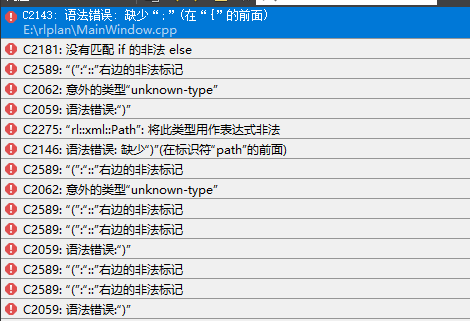 QT出现大量莫名奇妙的错误。编码格式utf-8也不行-CSDN社区