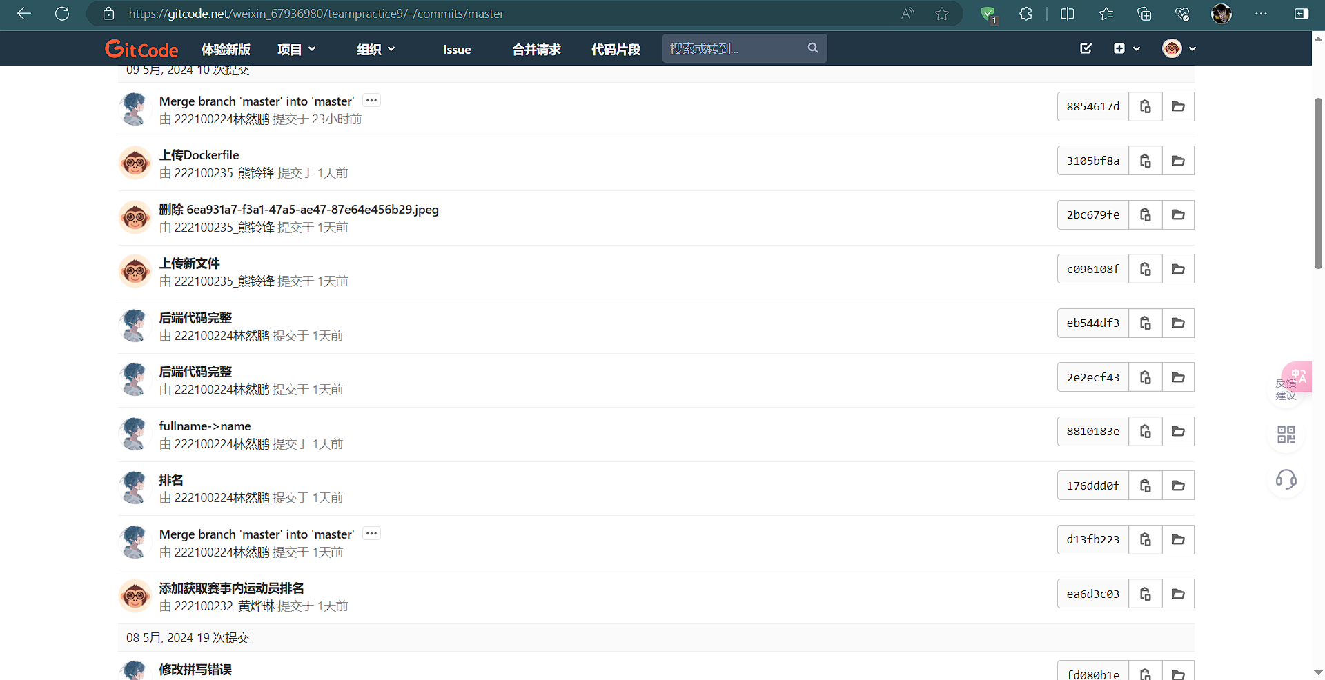 软工实践——gitcode团队实战总结 Csdn社区